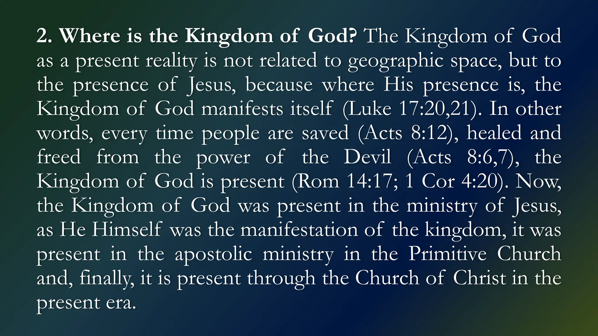 Lesson 4 - The Church and the Kingdom of God.pptx