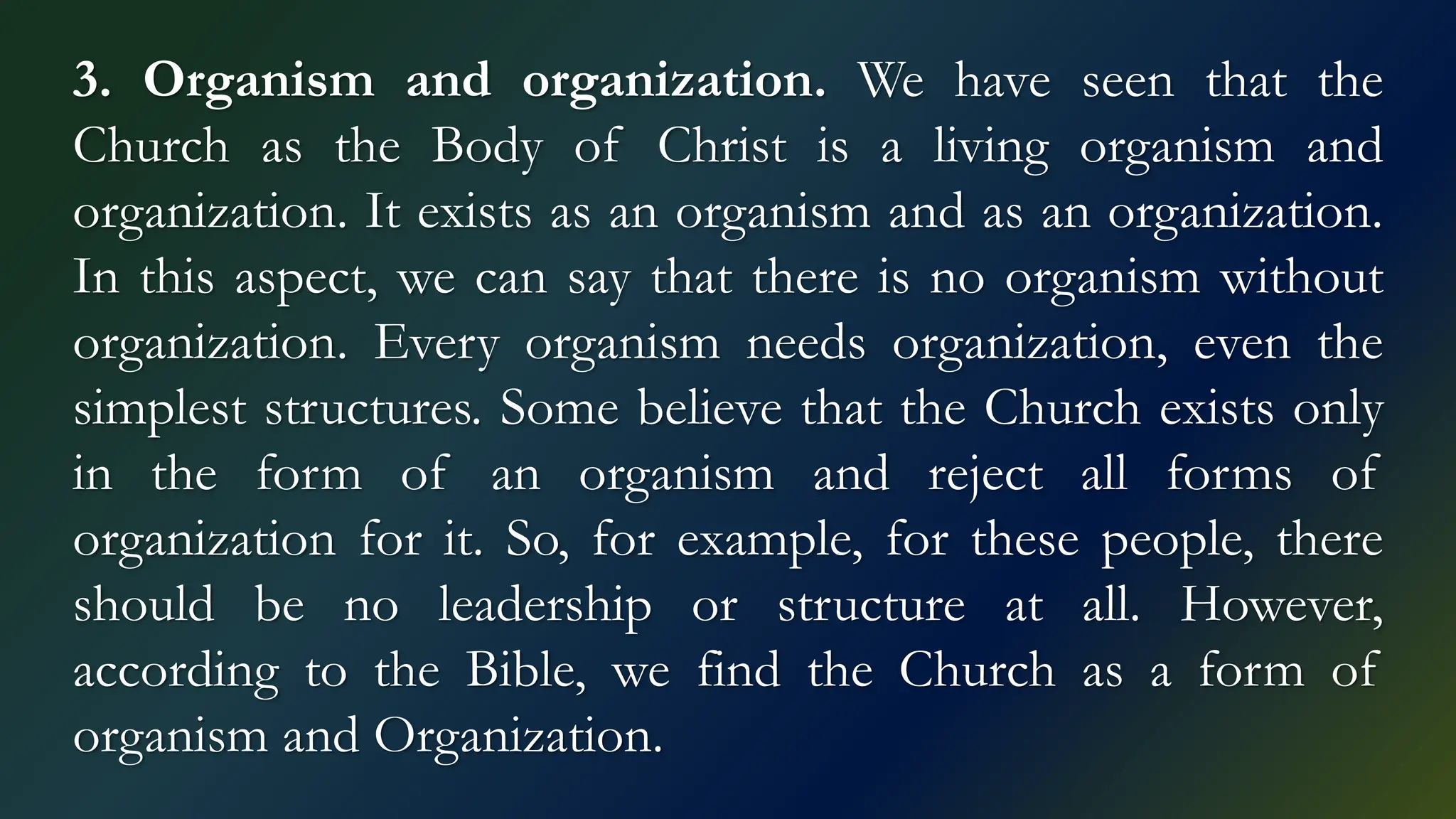 Lesson 6 - Church: Organism and Organization.pptx