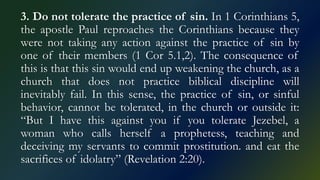 Lesson 8 - Discipline in the Church.pptx | Christianity | Religion ...