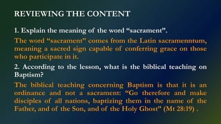 Lesson 9 - Baptism – The First Ordinance of the Church.pptx