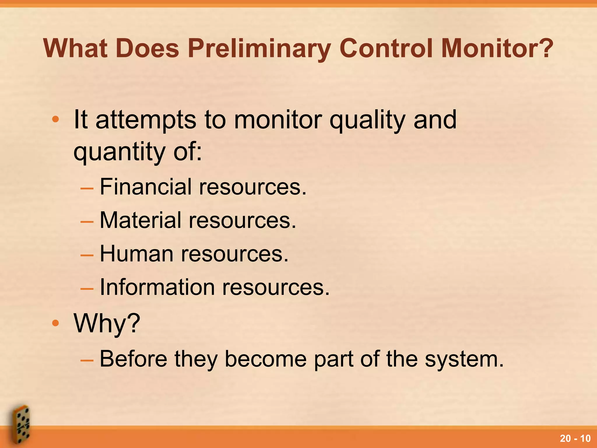 Lesson 20 Basic Elements of Control | PPT