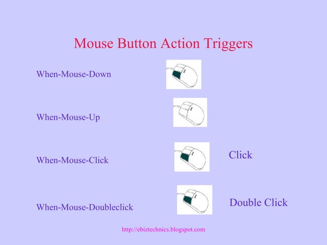 Oracle Forms Mouse triggers | PPT