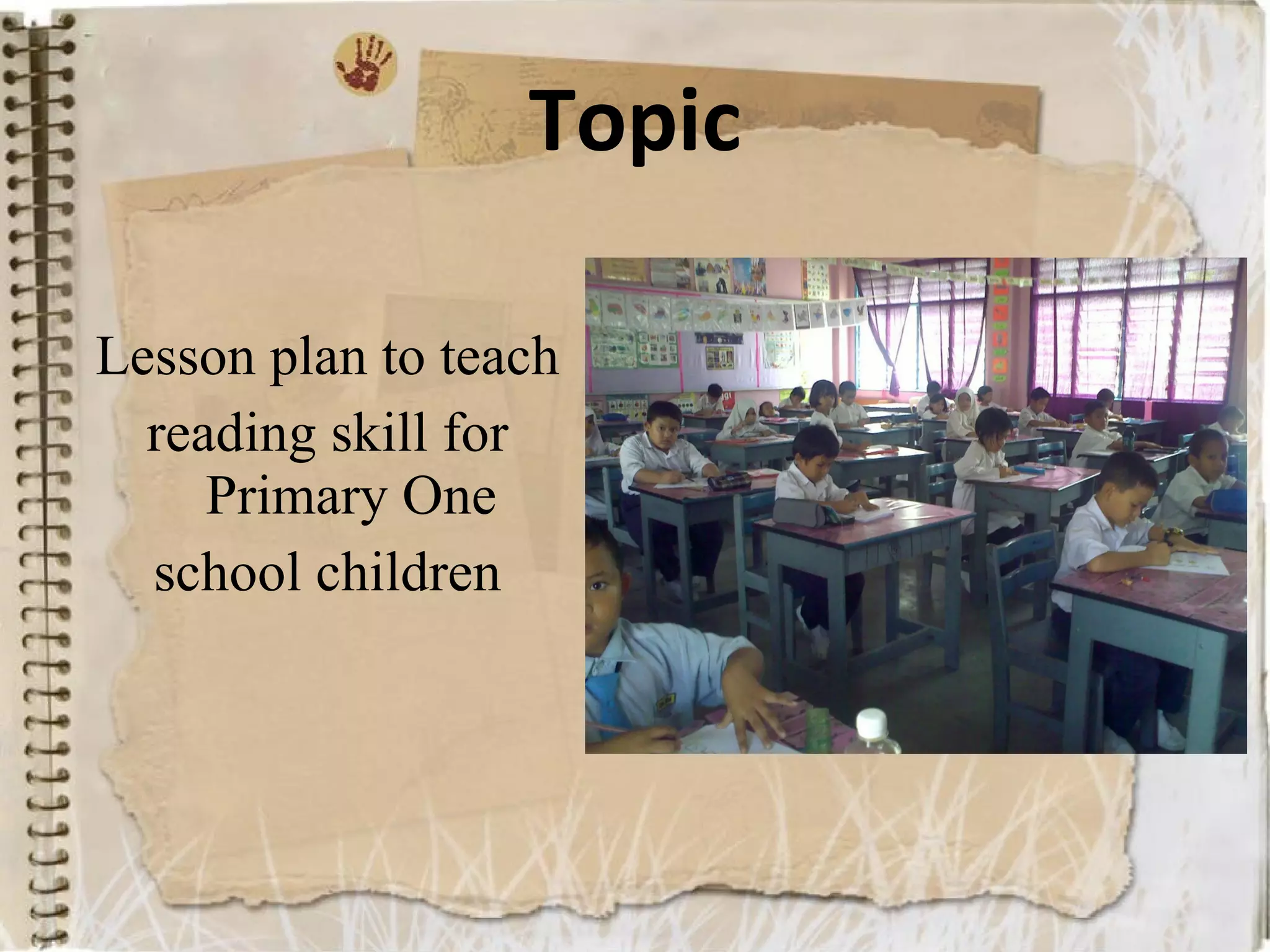 Lesson Plan - Reading Skill | PPT