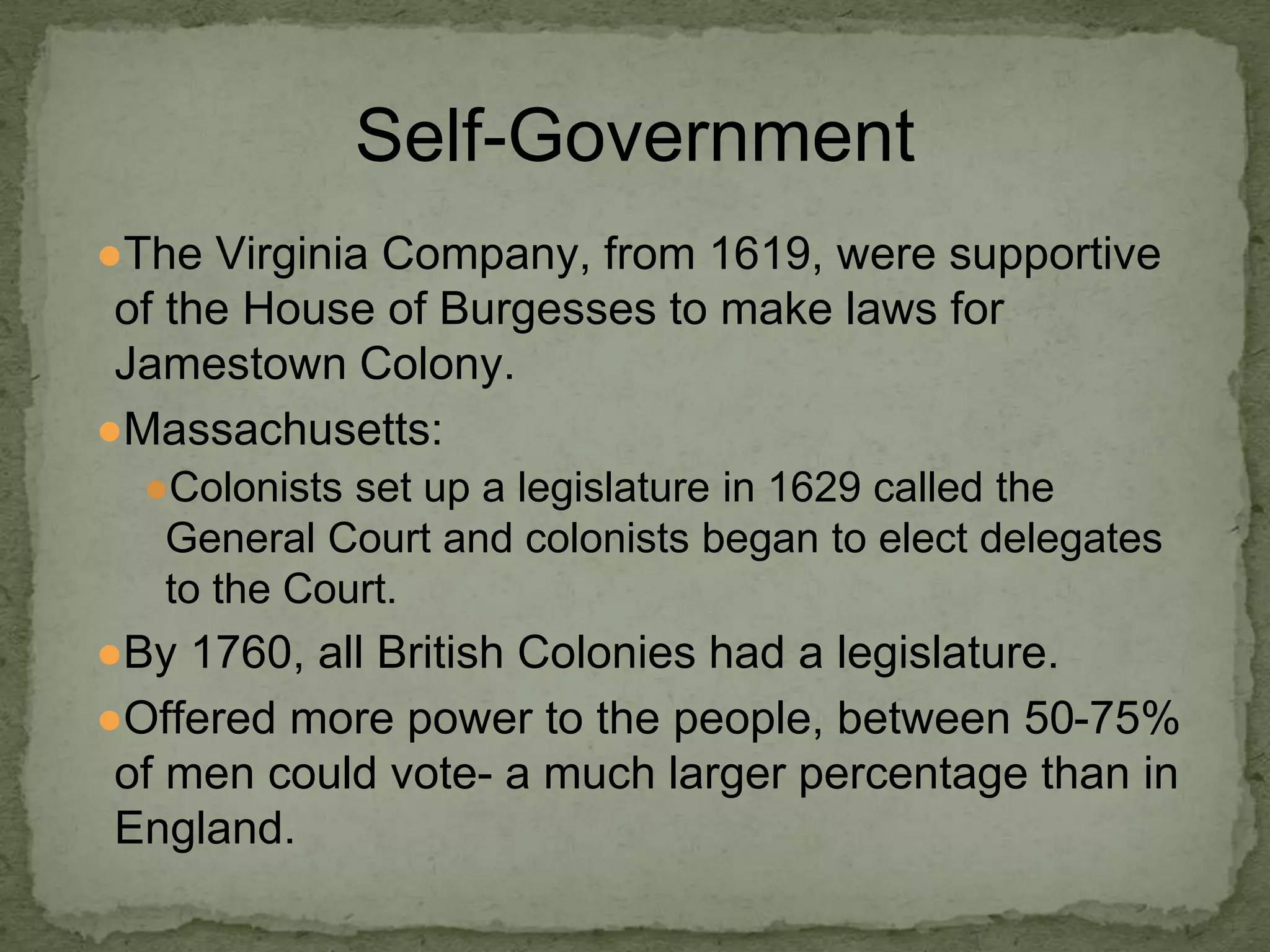 Salutary Neglect & French and Indian War | PPT