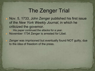 Salutary Neglect & French and Indian War | PPT