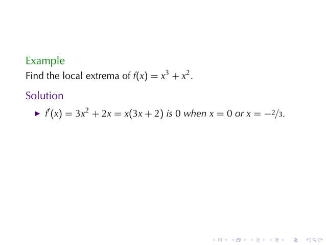 Lesson 21: Derivatives and the Shapes of Curves | PPT