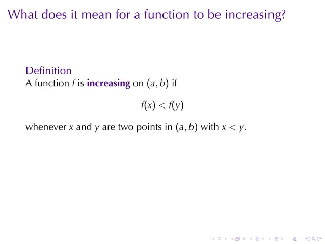 Lesson 21: Derivatives and the Shapes of Curves | PPT