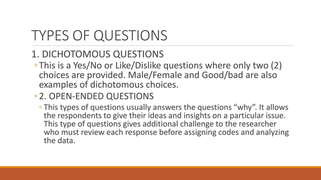 Lesson 21 designing the questionaire and establishing validity and reliabilty | PPTX ...