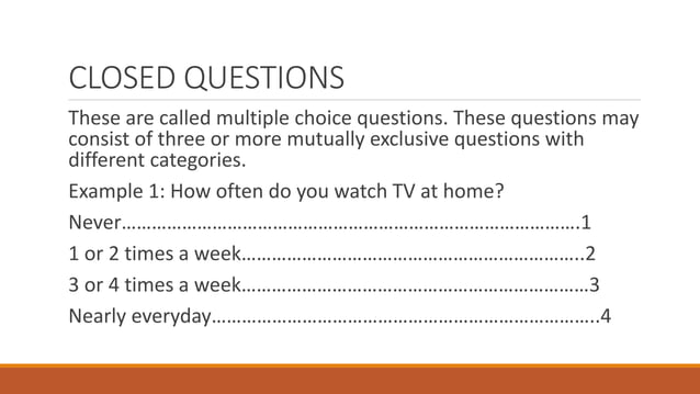 Lesson 21 designing the questionaire and establishing validity and ...