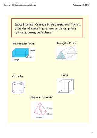 Lesson 21 replacement | PDF