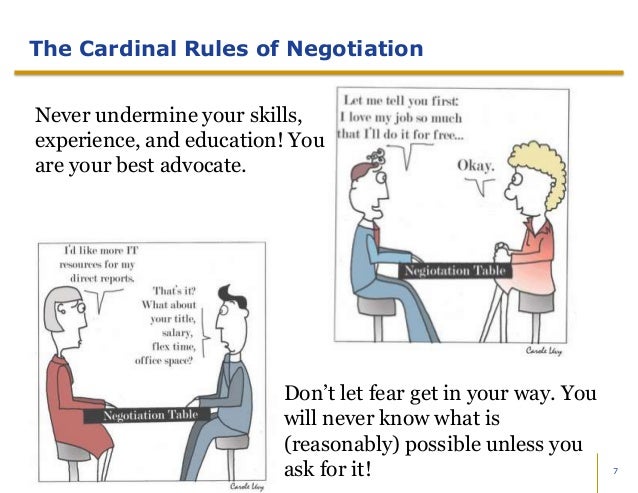 Lesson 21 the art of negotiation