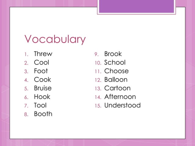 Lesson 21 vowel variants | PPTX