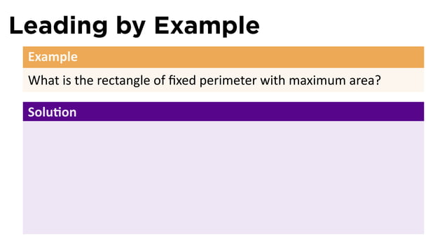 Lesson 22: Optimization Problems (slides) | PDF