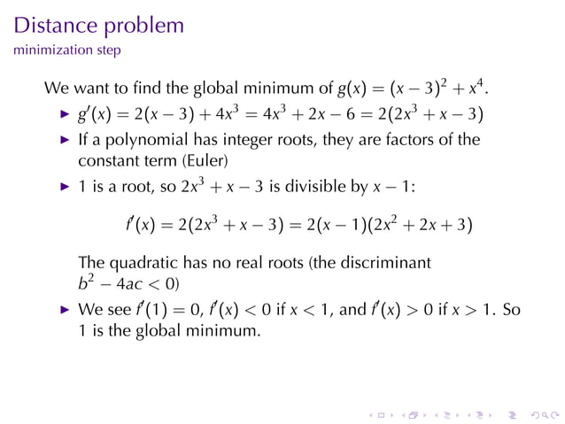 Lesson 22: Optimization II (Section 4 version) | PDF