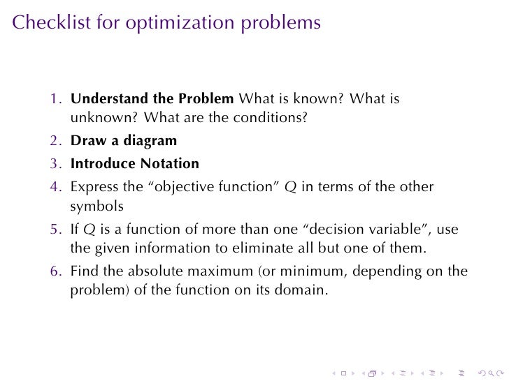 Lesson 22: Optimization II (Section 4 version)