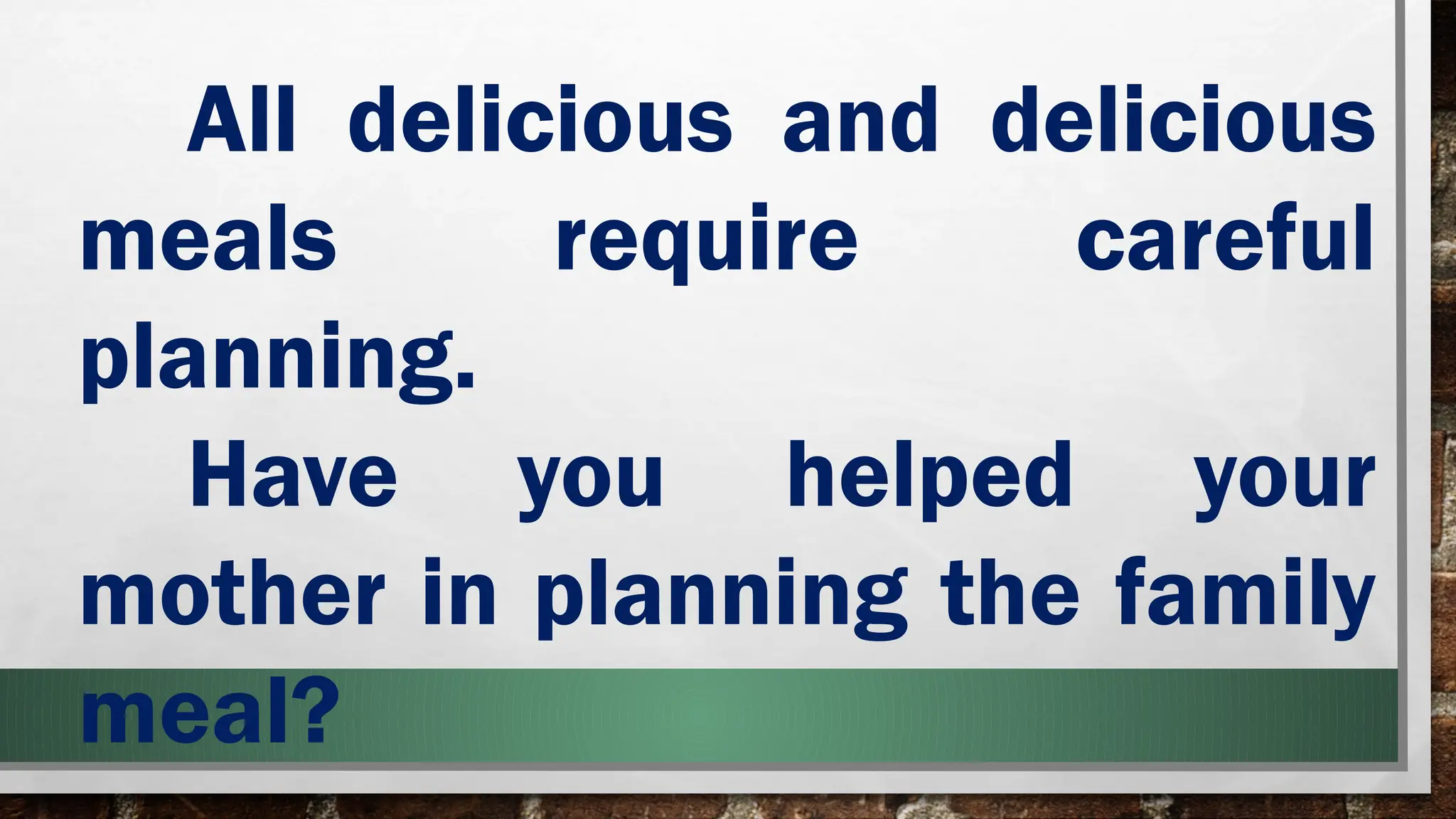 Lesson 22 - Planning Family Meals (1).pptx