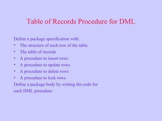 Oracle Forms: Data Blocks on Different Sources | PPT