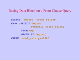 Oracle Forms: Data Blocks on Different Sources | PPT