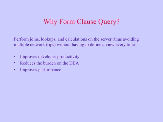 Oracle Forms: Data Blocks on Different Sources | PPT