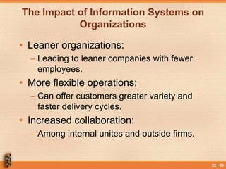 Lesson 22 Managing Information and Information Technology | PPT