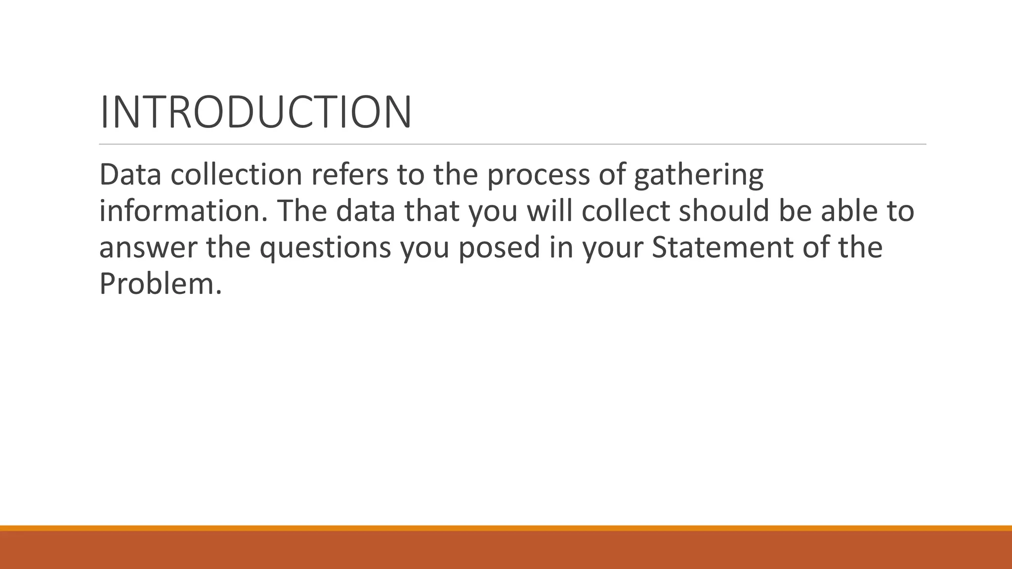 Lesson 22 planning data collection procedures | PPTX
