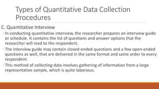 Lesson 22 planning data collection procedures | PPTX