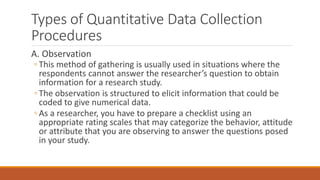 Lesson 22 planning data collection procedures | PPT