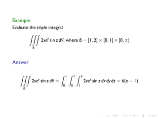 Lesson 22: Triple Integrals | PPT
