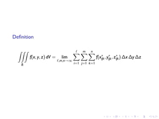 Lesson 22: Triple Integrals | PPT