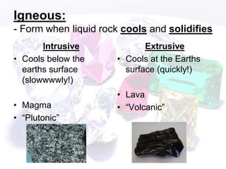 Lesson 2, 3 & 4_Earth_s Subsystems_ Rock Forming Minerals_Types of ...