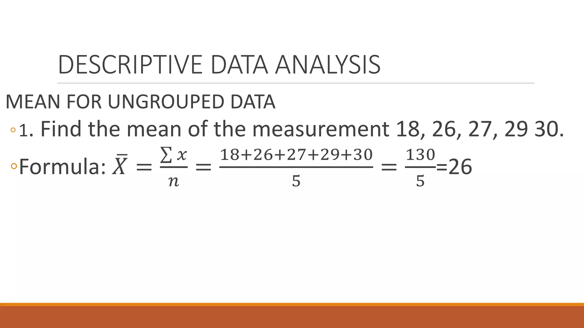 Lesson 23 planning data analyses using statistics | PPTX