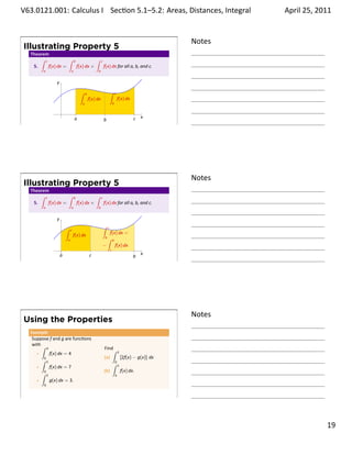 Lesson 24: Areas and Distances, The Definite Integral (handout) | PDF
