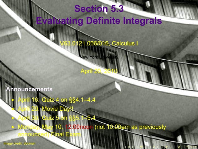 Lesson 24: Evaluating Definite Integrals (slides) | PPT