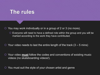 AS Media Studies - Music video intro | PPT