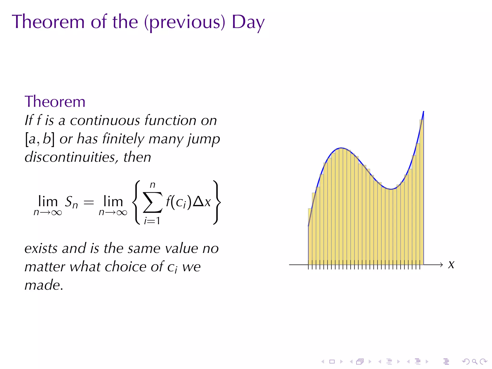 Lesson 24: The Definite Integral (Section 10 version) | PDF