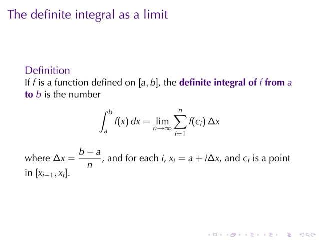 Lesson 25: Evaluating Definite Integrals (Section 10 version) | PDF ...