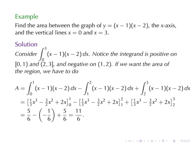 Lesson 25: Evaluating Definite Integrals (Section 10 version) | PPT