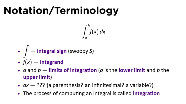 Lesson 25: Evaluating Definite Integrals (slides | PDF | Physics | Science