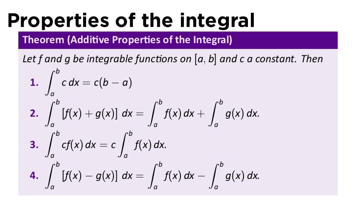 Lesson 25: Evaluating Definite Integrals (slides) Lesson 25: Evaluating Definite Integrals (slides)