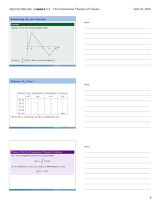 Lesson 25: The Fundamental Theorem of Calculus (handout) | PDF