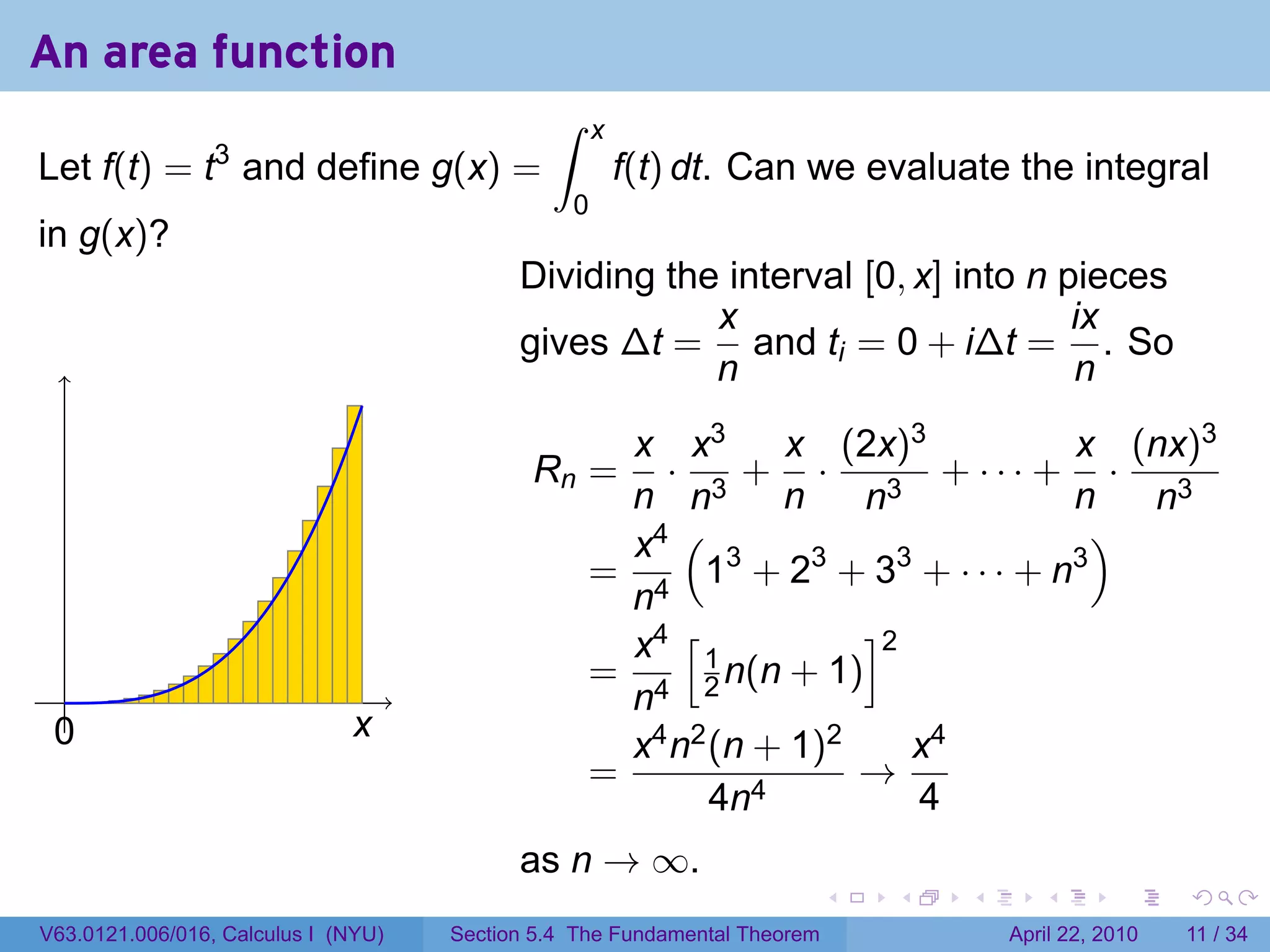 Lesson 25: The Fundamental Theorem of Calculus | PDF