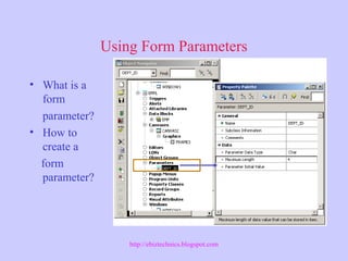 Oracle Forms : Multiple Forms | PPT | Programming Languages | Computing