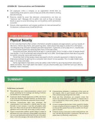 Computer Literacy Lesson 26 | PDF