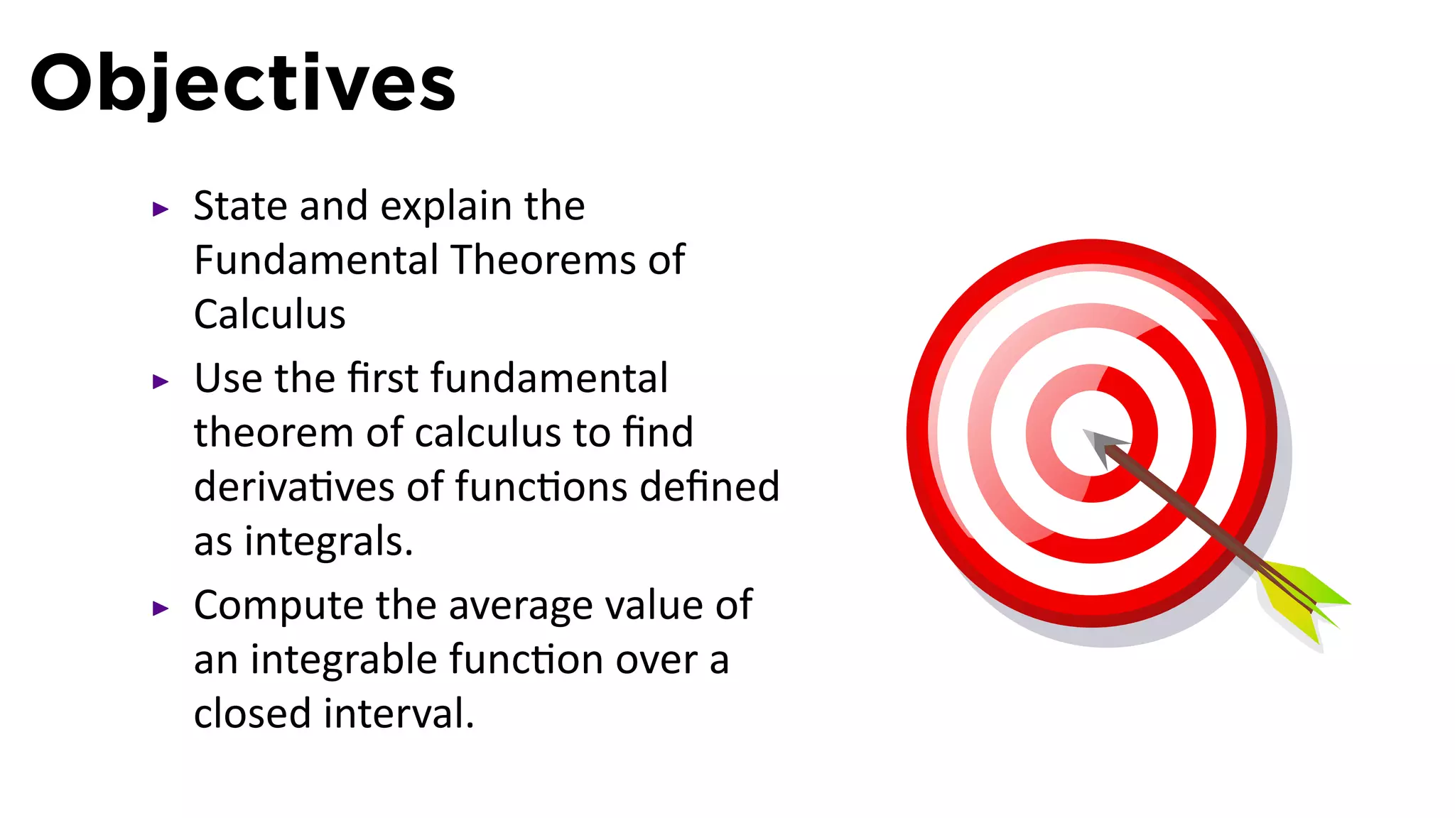 Lesson 26: The Fundamental Theorem of Calculus (slides) | PDF