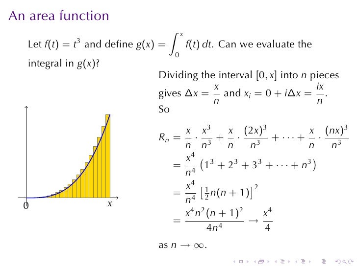 Lesson 26: The Fundamental Theorem of Calculus (Section 4 version)