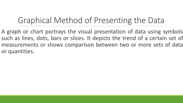 Lesson 26 presenting and interpreting data in tabular and graphical froms | PPTX