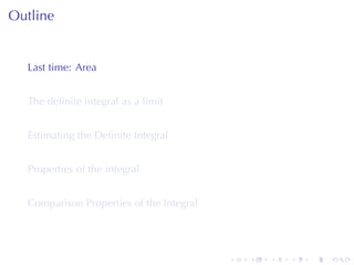Lesson 26: The Definite Integral | PPT