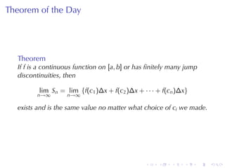 Lesson 26: The Definite Integral | PPT