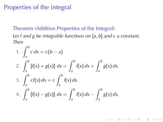 Lesson 26: The Definite Integral | PPT
