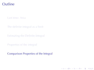Lesson 26: The Definite Integral | PPT